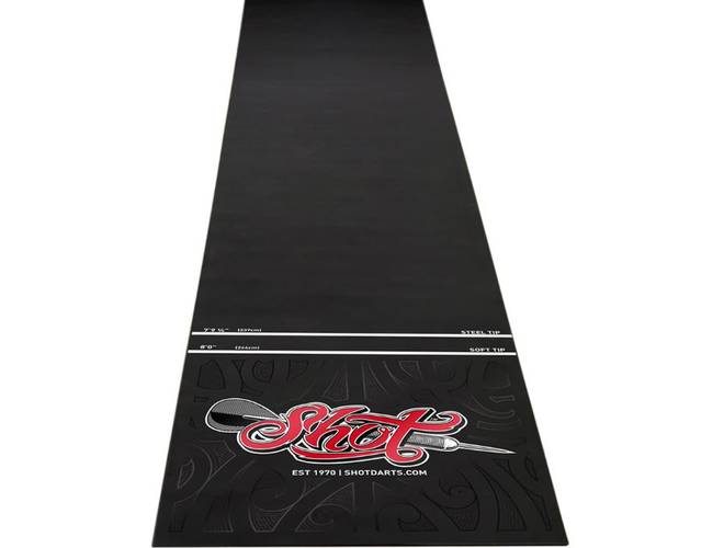 Shot! Heavy Duty Rubber Dart Mat — Darts.com